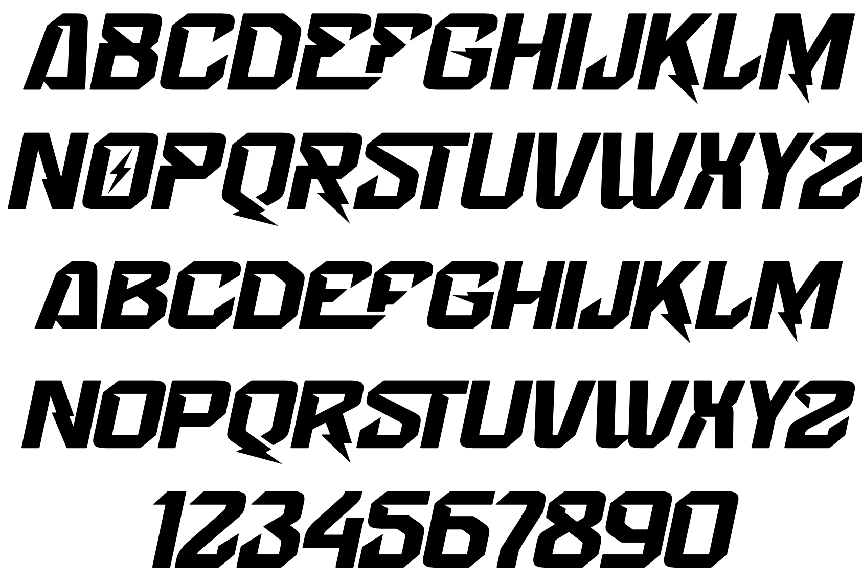 Voltstrom, Fonts | GraphicRiver